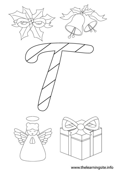 Christmas Alphabet Flashcard: T – The Learning Site